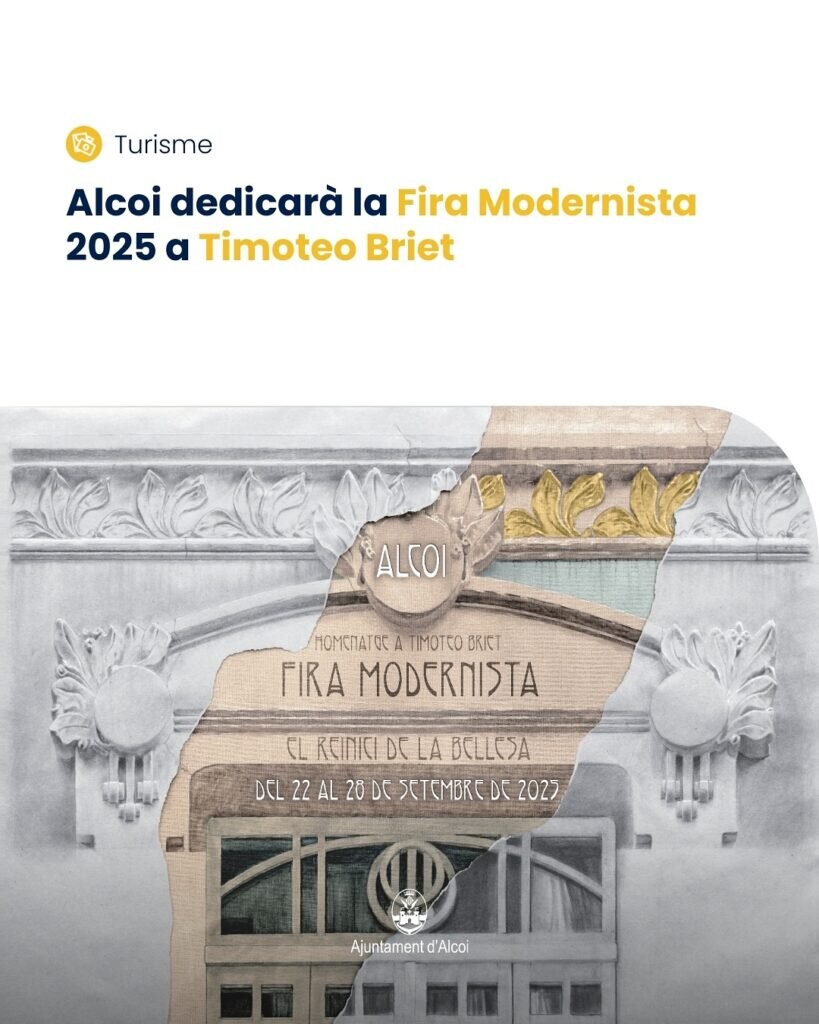 Alcoy celebra la Feria Modernista 2025 del 22 al 28 de septiembre en ...